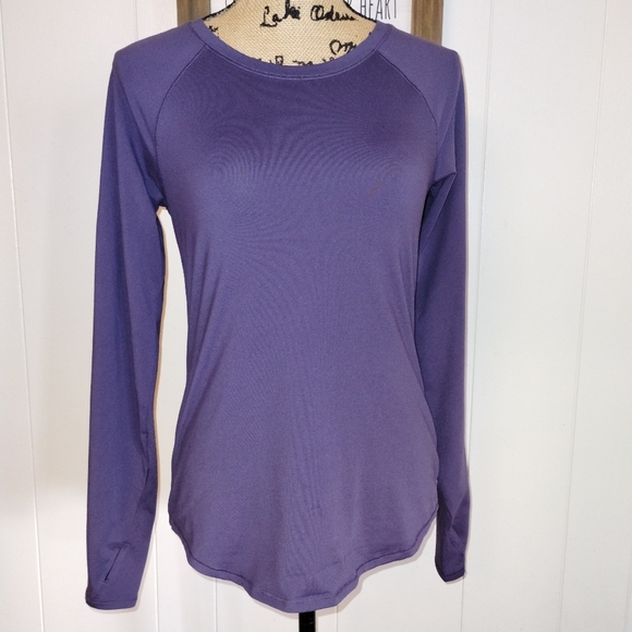 all in motion | Tops | All In Motion Long Sleeve Purple Athletic Top ...